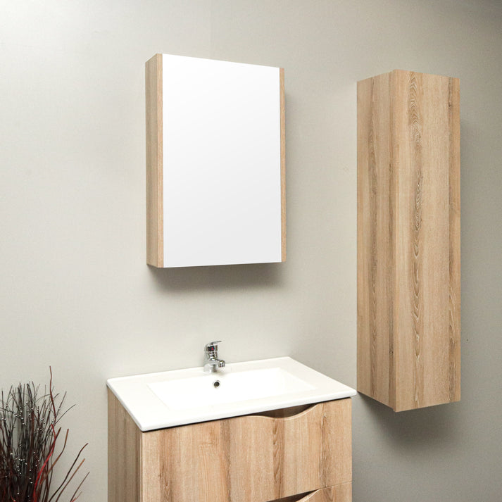 Denver SpaceCo Tall Boy Shelf With Door Washed Shale – Pennyware ...